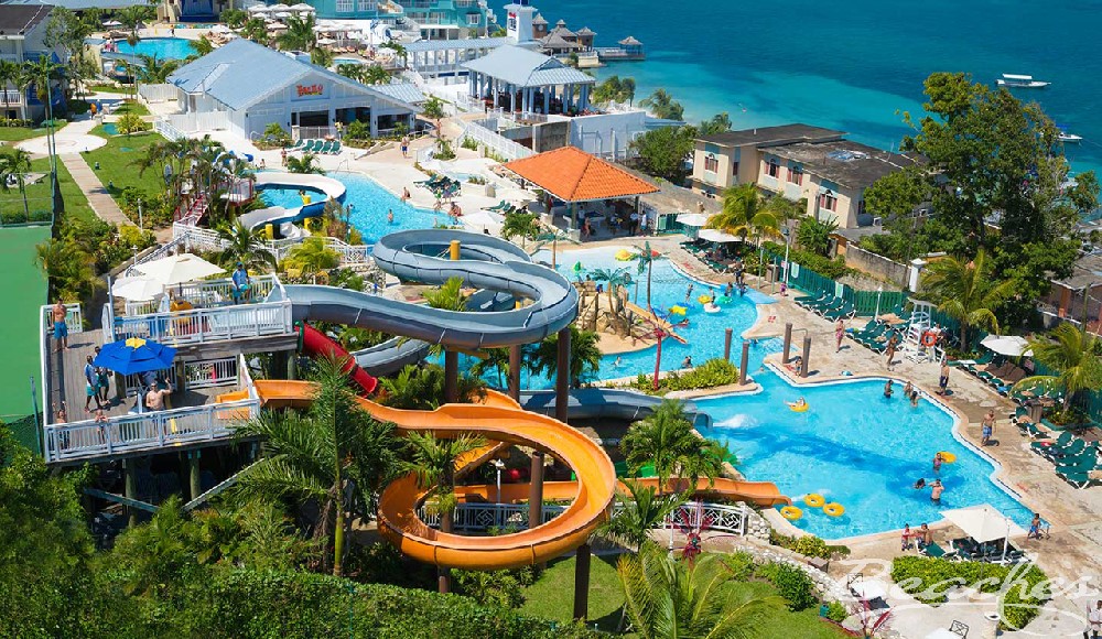 Beaches ocho rios waterpark 2 Honeymoons Inc